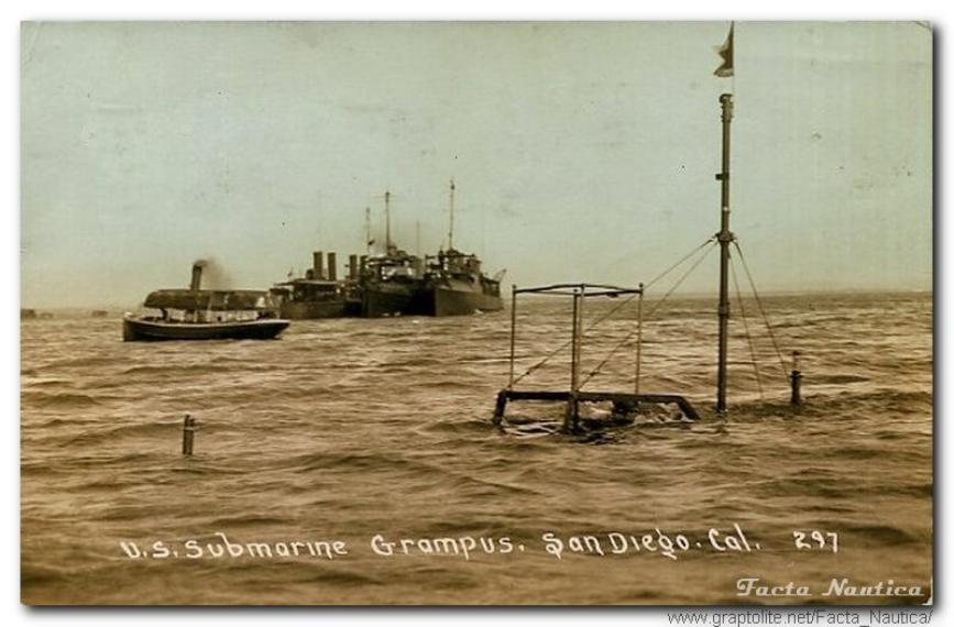 Amerykańskie okręty podwodne: USS GRAMPUS (SS-4), później USS A-3